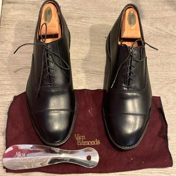 Allen Edmonds | Shoes | Allen Edmonds Black Oxford Dress Shoes | Poshmark